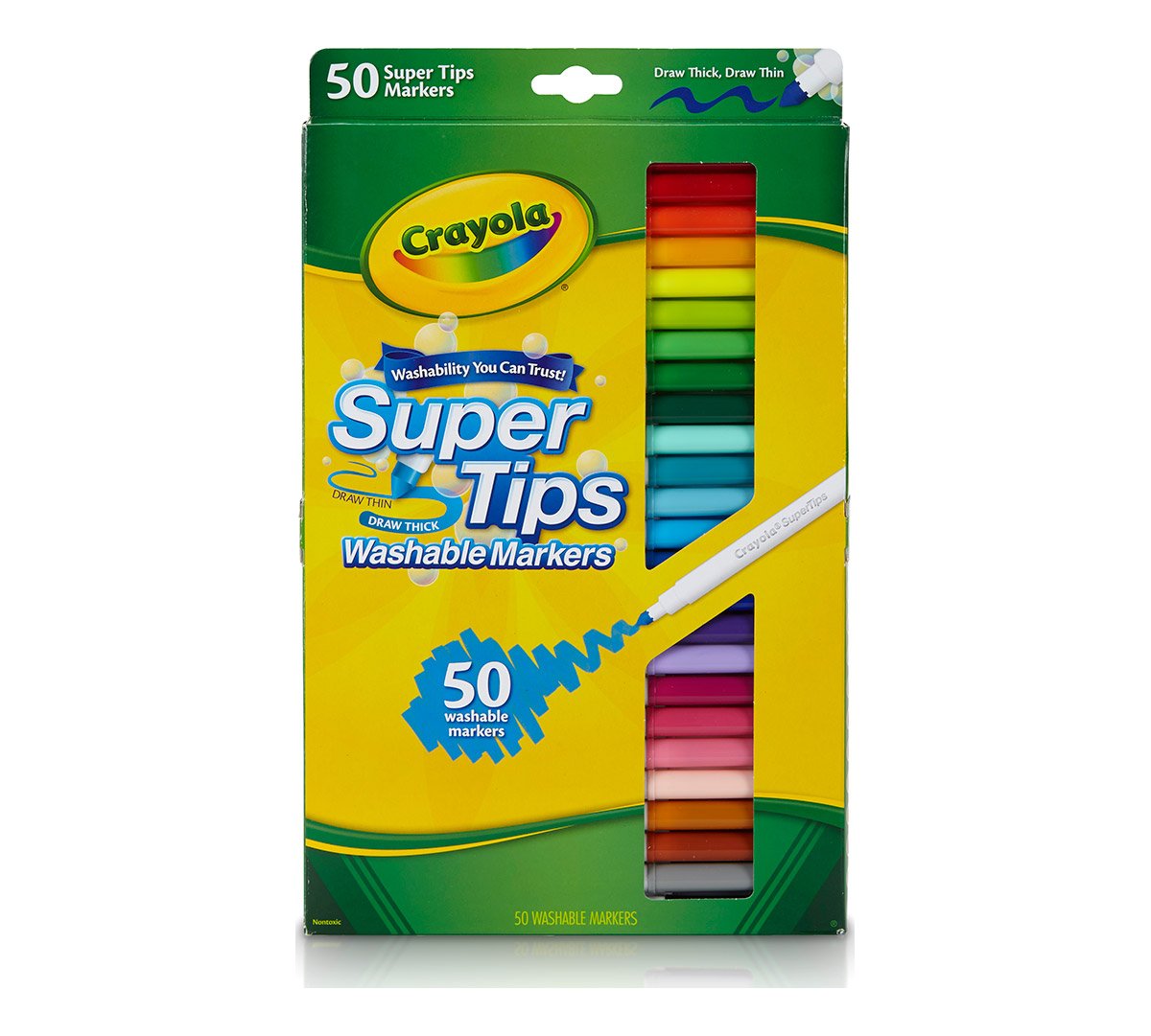Crayola Supertips 50pcs – Kawaii Sweet Style