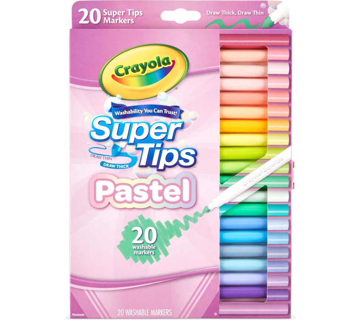 Crayola Supertips 20pcs edición limitada – Kawaii Sweet Style